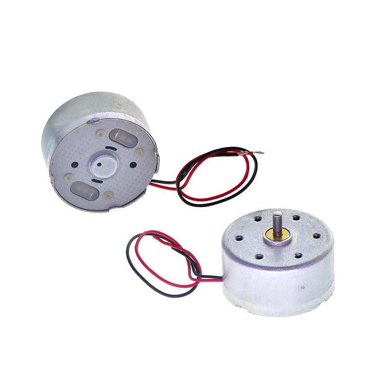 2 Pairs 5V-9V R300 DC Motors Plus 4 Inch Plastic Fan Propellers Set for ...