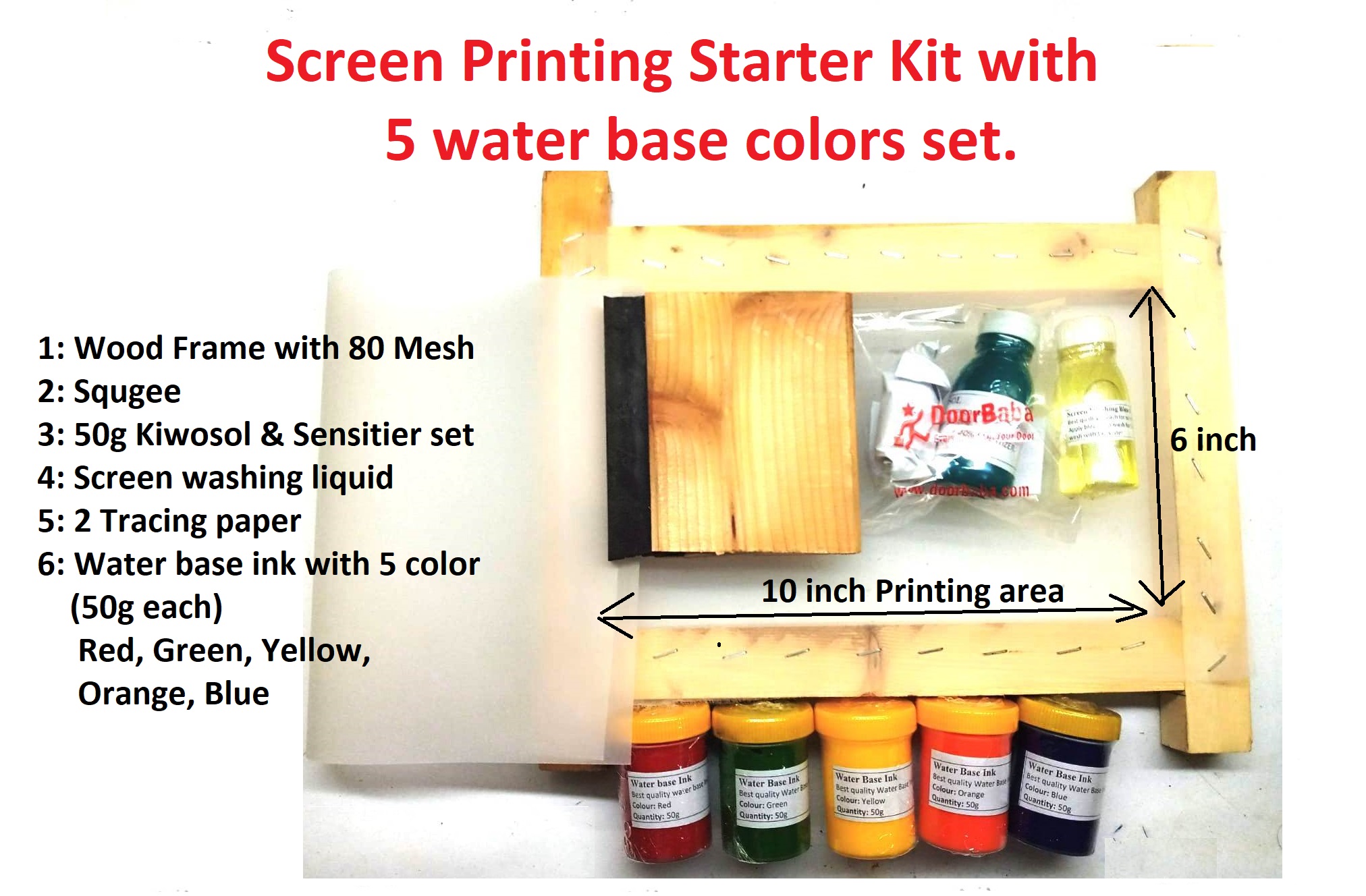 Screen printing starter kit | Daraz.pk