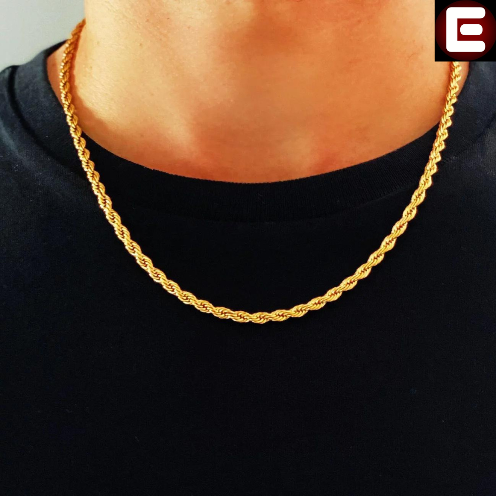 EMPIRON AMERICAN STYLE TOP TRENDING TWISTED ROPE NECKLACE/LOCKET/CHAIN ...