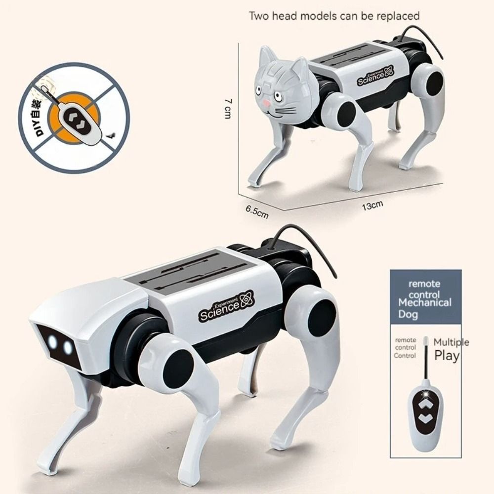 New Solar Powered Mechanical Dog Intellectual Development Attention ...