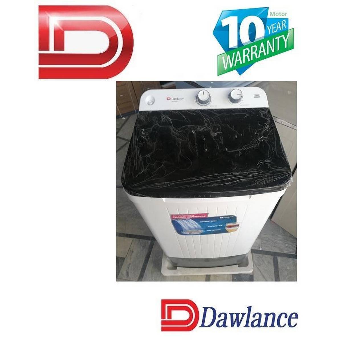 DW-9100C Single Tub Washing Machine - White & Black | Daraz.pk