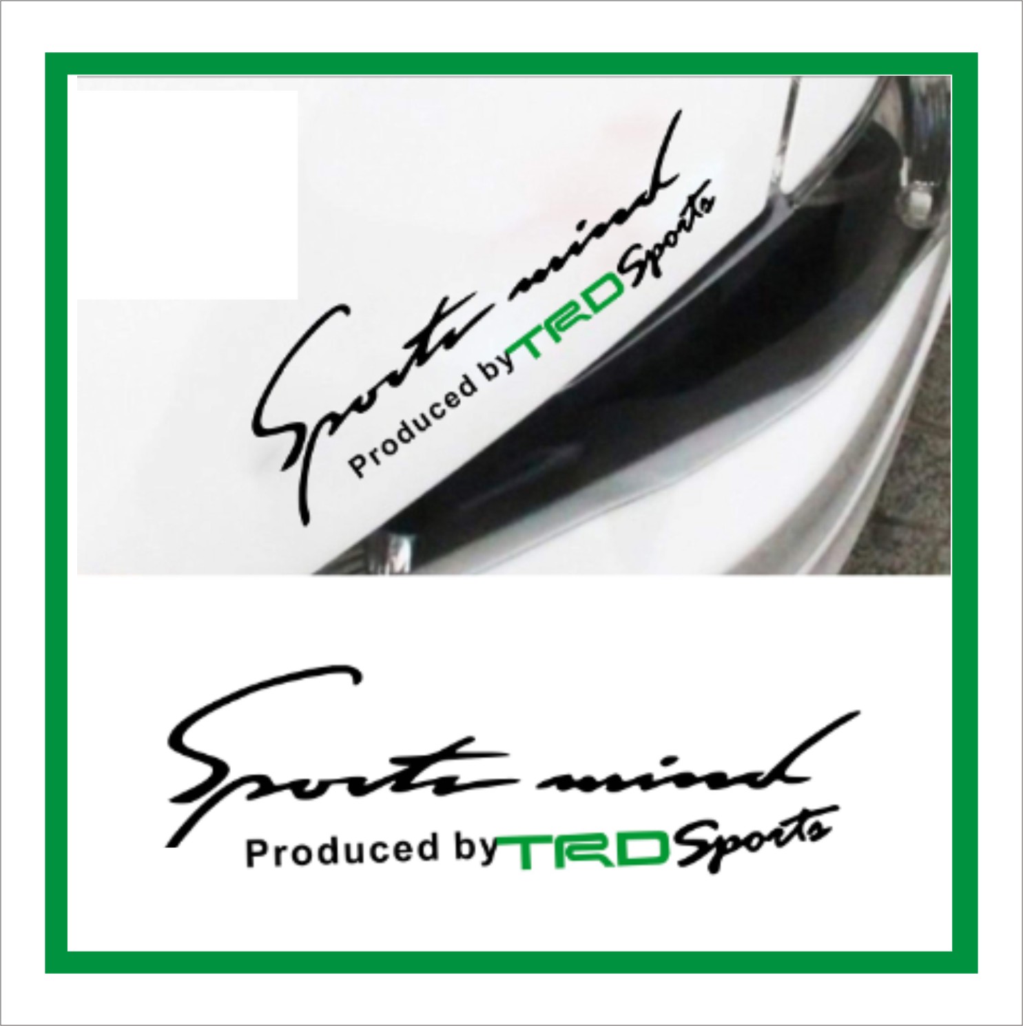 Car Sticker Sports Mind Produced by TRD Sports Stickers | Daraz.pk