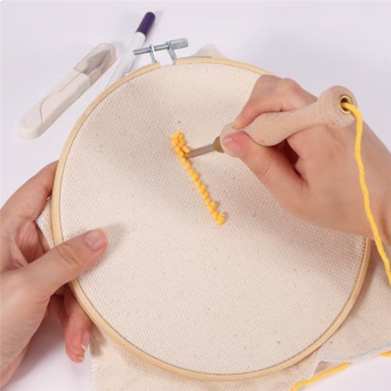Hole Punch Needle Tool Wooden Punch Needle Tool for Punch Needle, DIY ...