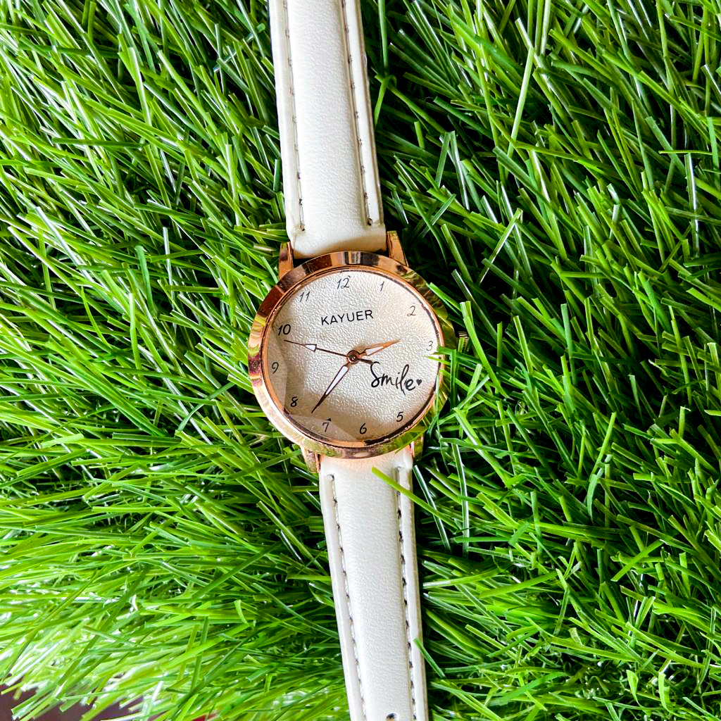 Cute Simple Leather Strap Watch for Girls Stylish Girls Watch | Daraz.pk