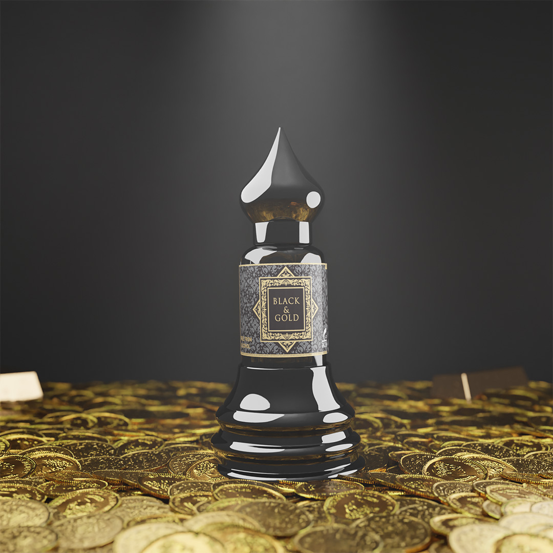 Black And Gold By Musk Al Mahal | Original Attar For Men - 12ml | Daraz.pk