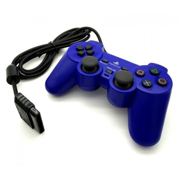 PlayStation 2 Dualshock Controller - PS2 - Playstation blue | Daraz.pk