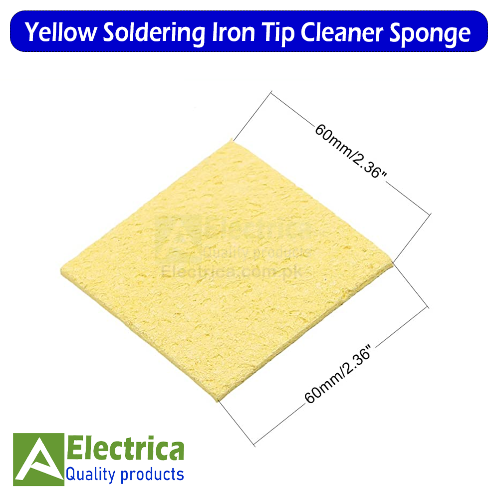 Soldering Iron Bit/Tip Cleaning Sponge Cleaner High Temperature ...
