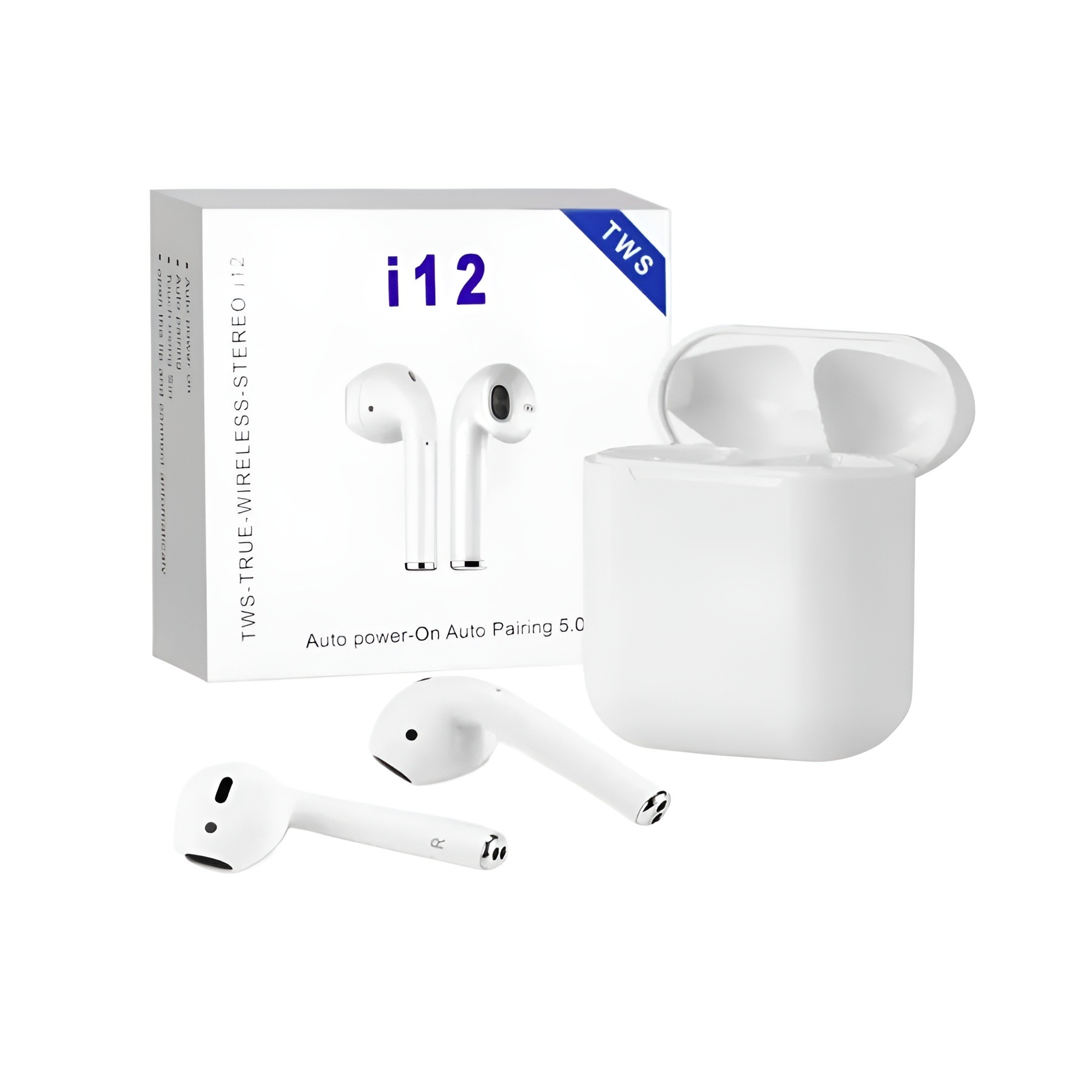 Latest i12 Double Airpods Wireless Bluetooth Hand Free with Power Bank ...