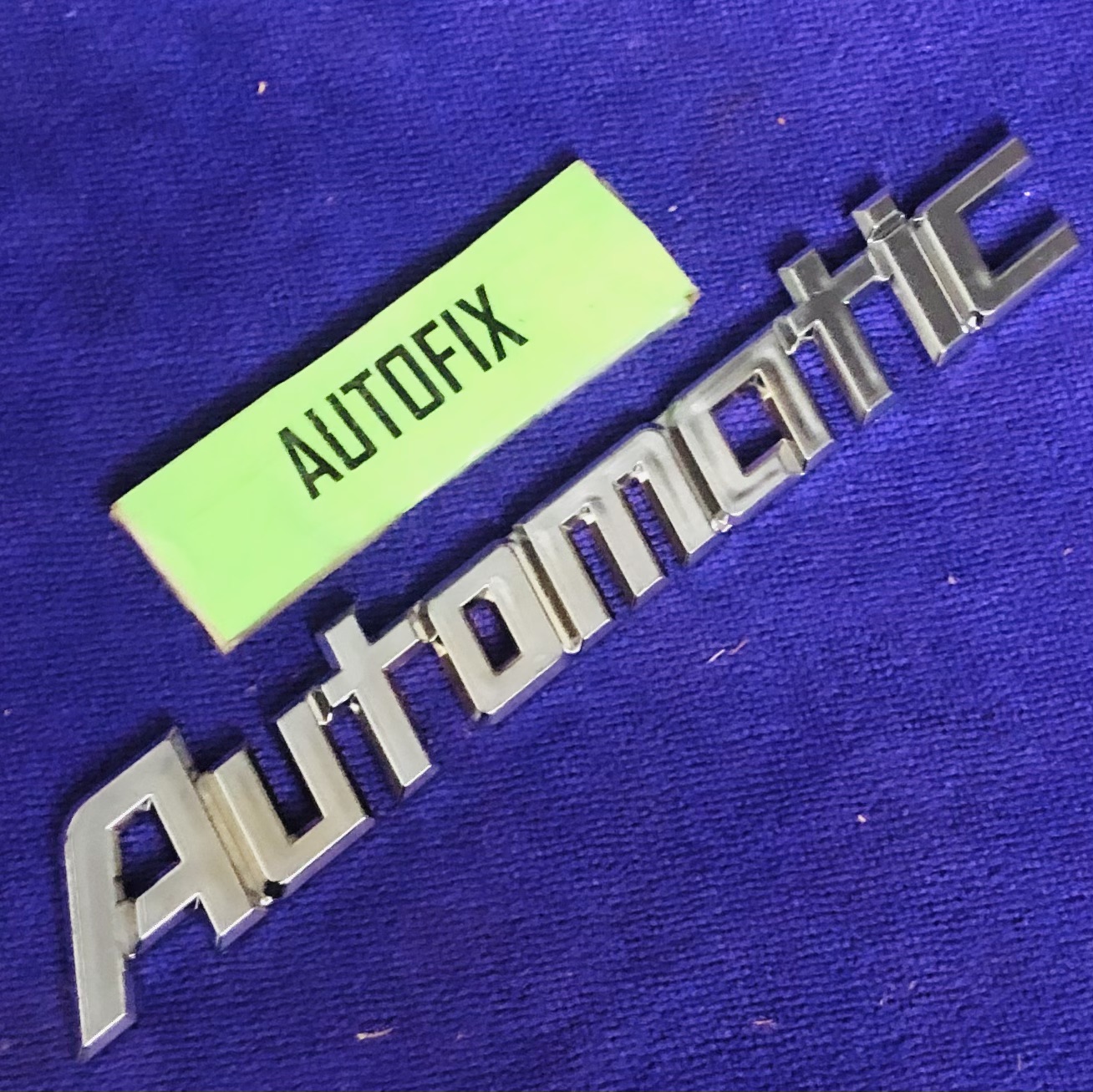 Car Styling Automatic Plastic Emblem 06 inches Silver 01 PC | Daraz.pk