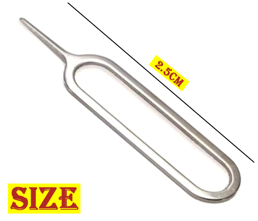 Sim Card Ejector Pin - Metallic Sim Ejector - Pack Of 5 -Universal Sim ...