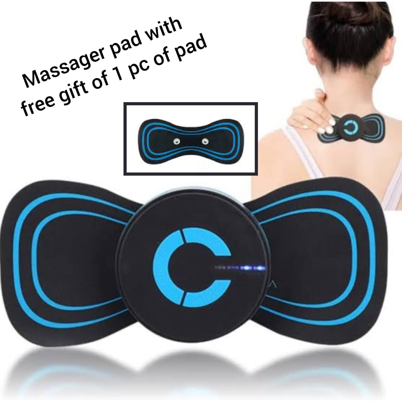 EMS Mini butterfly Body Massager with FREE GIFT of massager pad | Daraz.pk