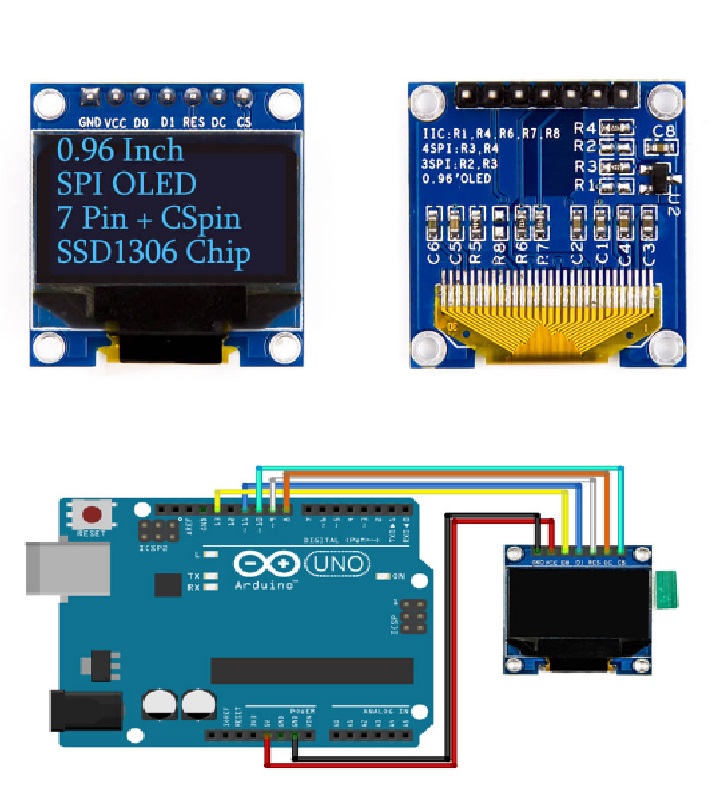 LCD Display Module 128x64 OLED 0.96 | Daraz.pk
