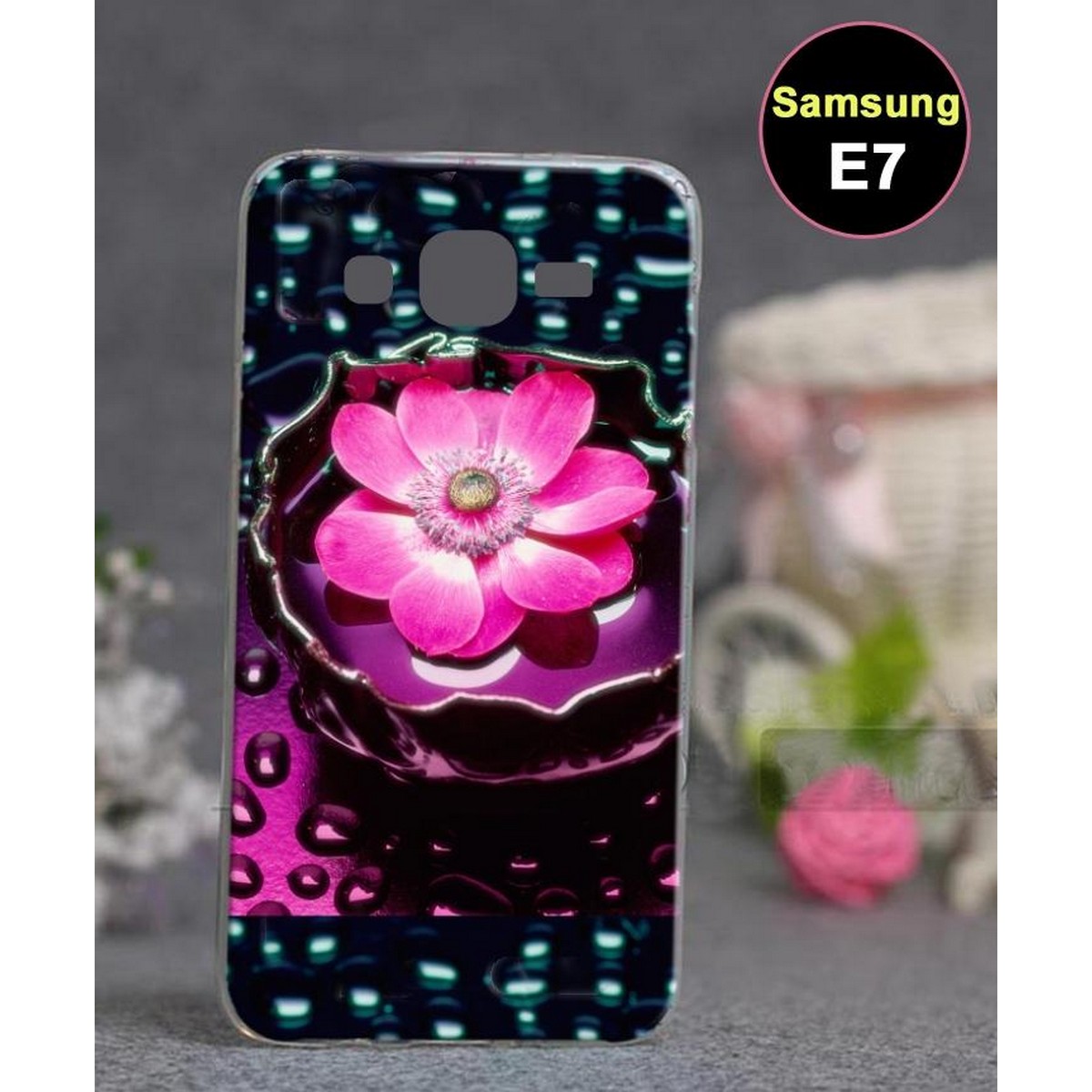 Samsung E7 Mobile Cover Floral Style - Multicolor | Daraz.pk