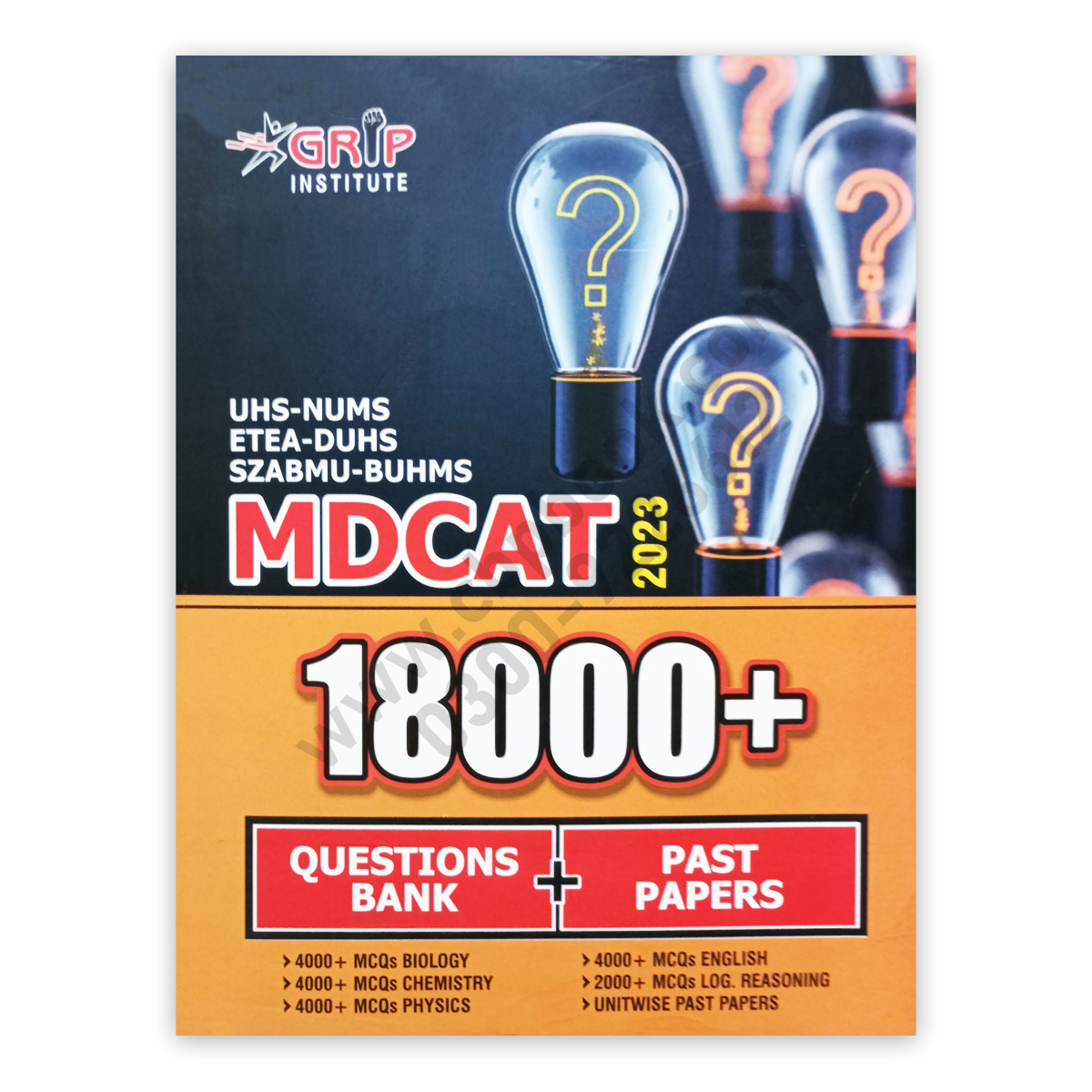 Grip MDCAT Book 18000 MCQs Latest Edition 2023 | Daraz.pk