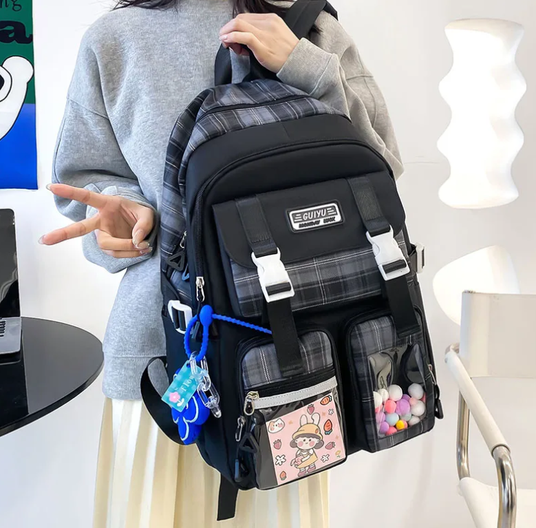 ZF: Girls 5 piece Set School Bag Recomended 1st To 4rth Grade Perfect ...