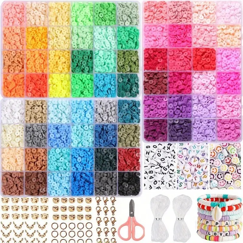DIY Bracelet Making Kit For Girls , Jewellery Making Beads box ...