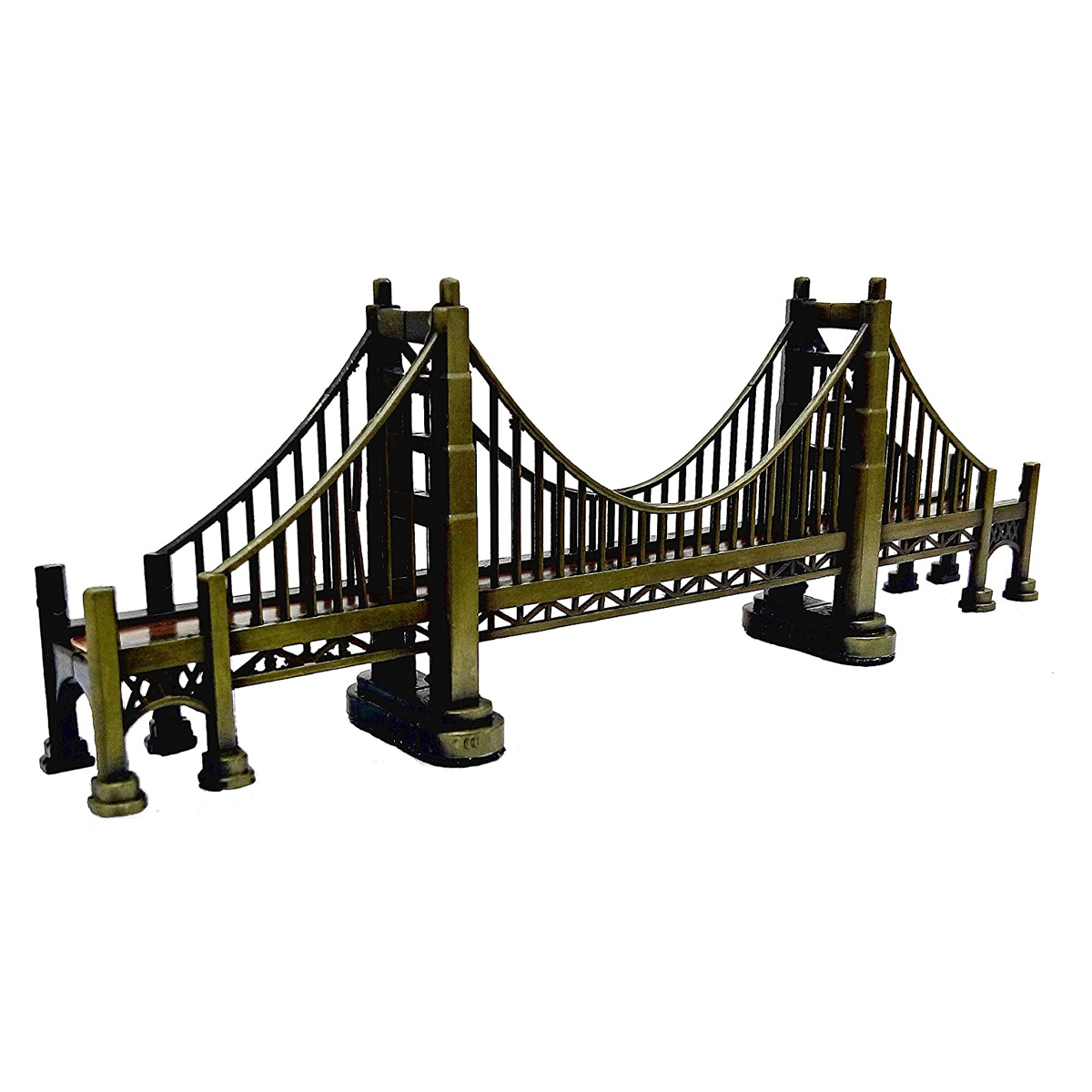 Antique Metal Golden Gate Bridge Decoration Usa Souvenir Famous ...