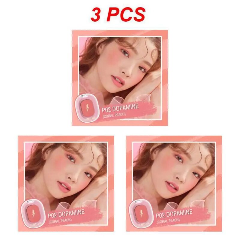 1/3PCS Blush Show White Trimming Exquisite Monochrome Gradient 2 In 1 ...