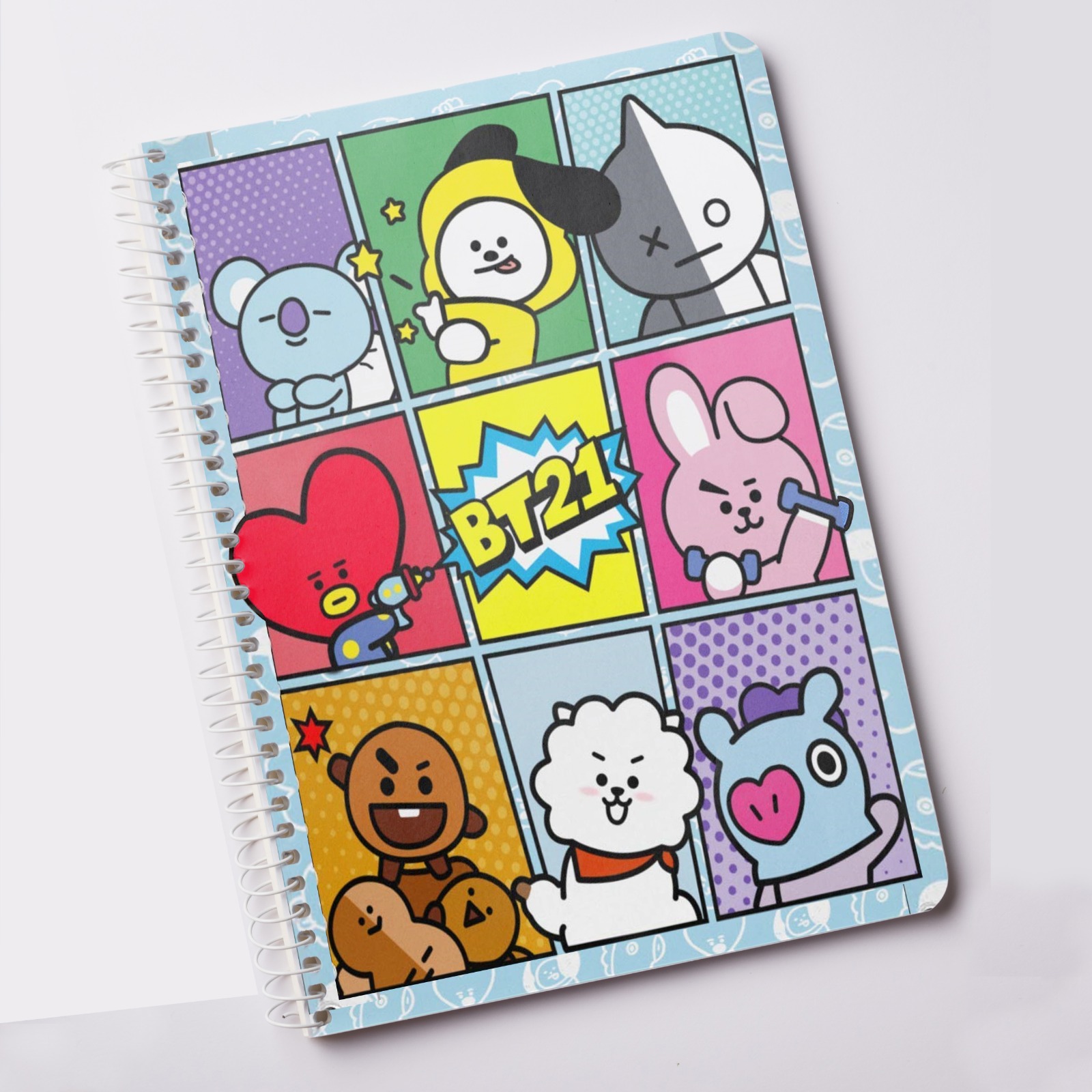 BT21 Cartoon Notebook For Army Fans Girls and Boys | Daraz.pk