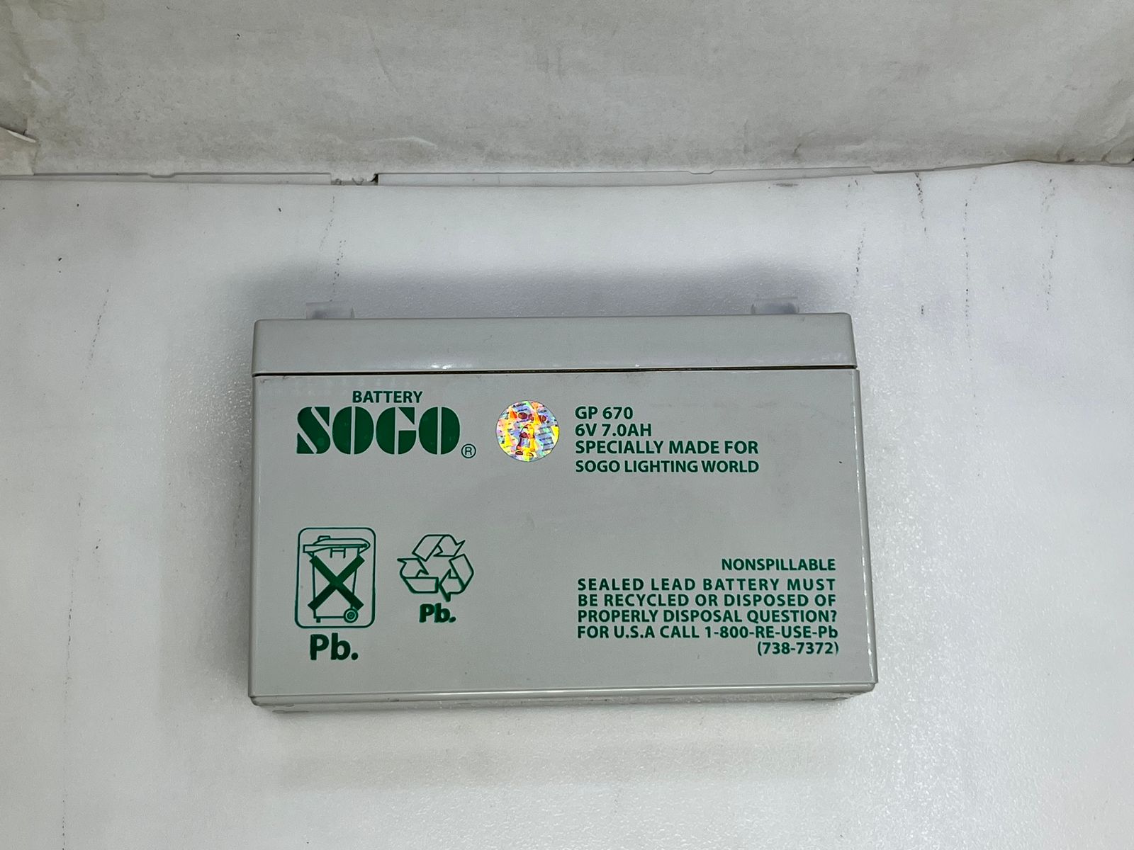 GP 670 Rechargeable Dry Battery 6V 7.0AH Best Price in Pakistan | Daraz.pk