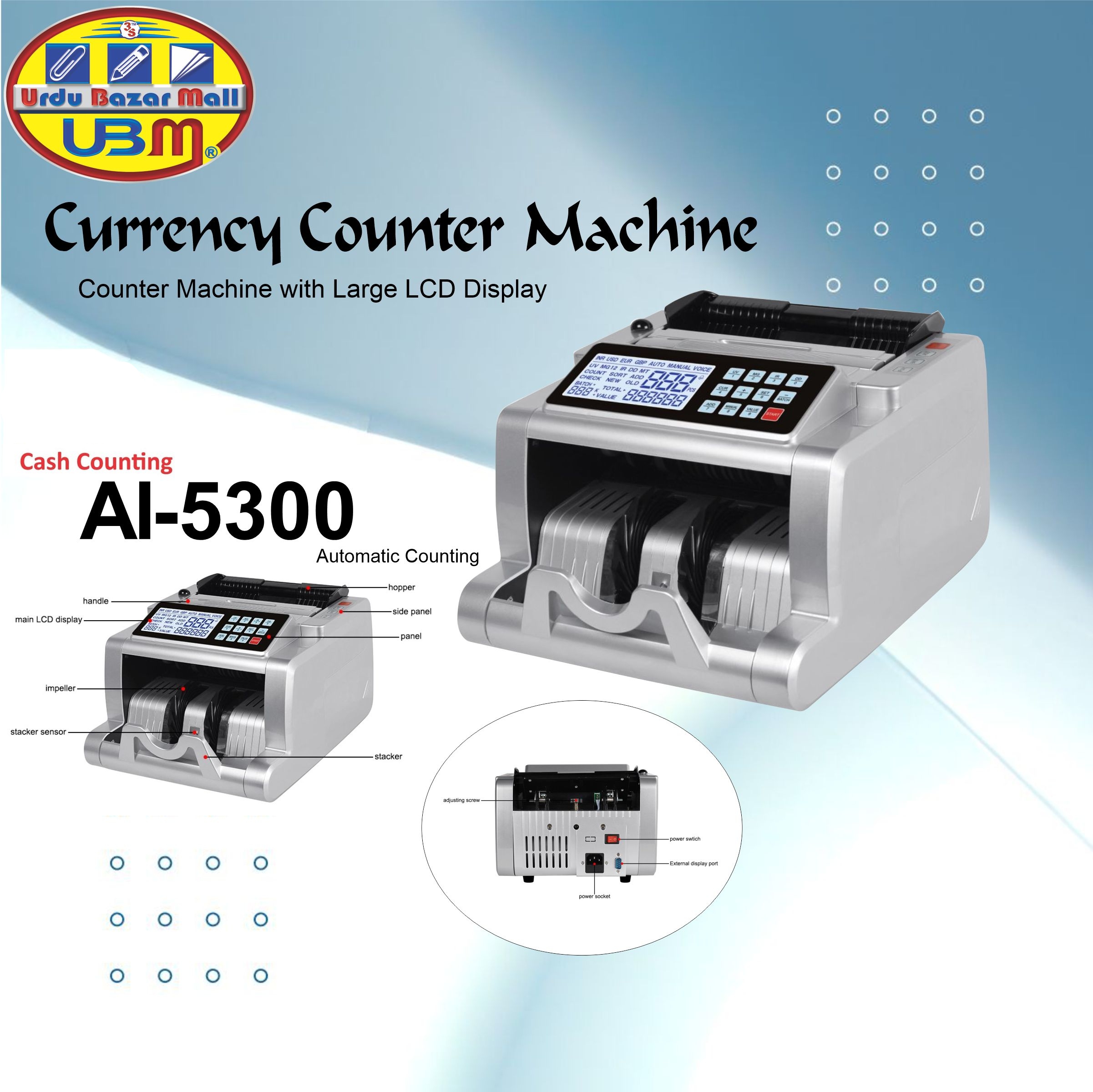 Note Counting Machine, Money Counting Machine, New/ wave Al-5300 ...