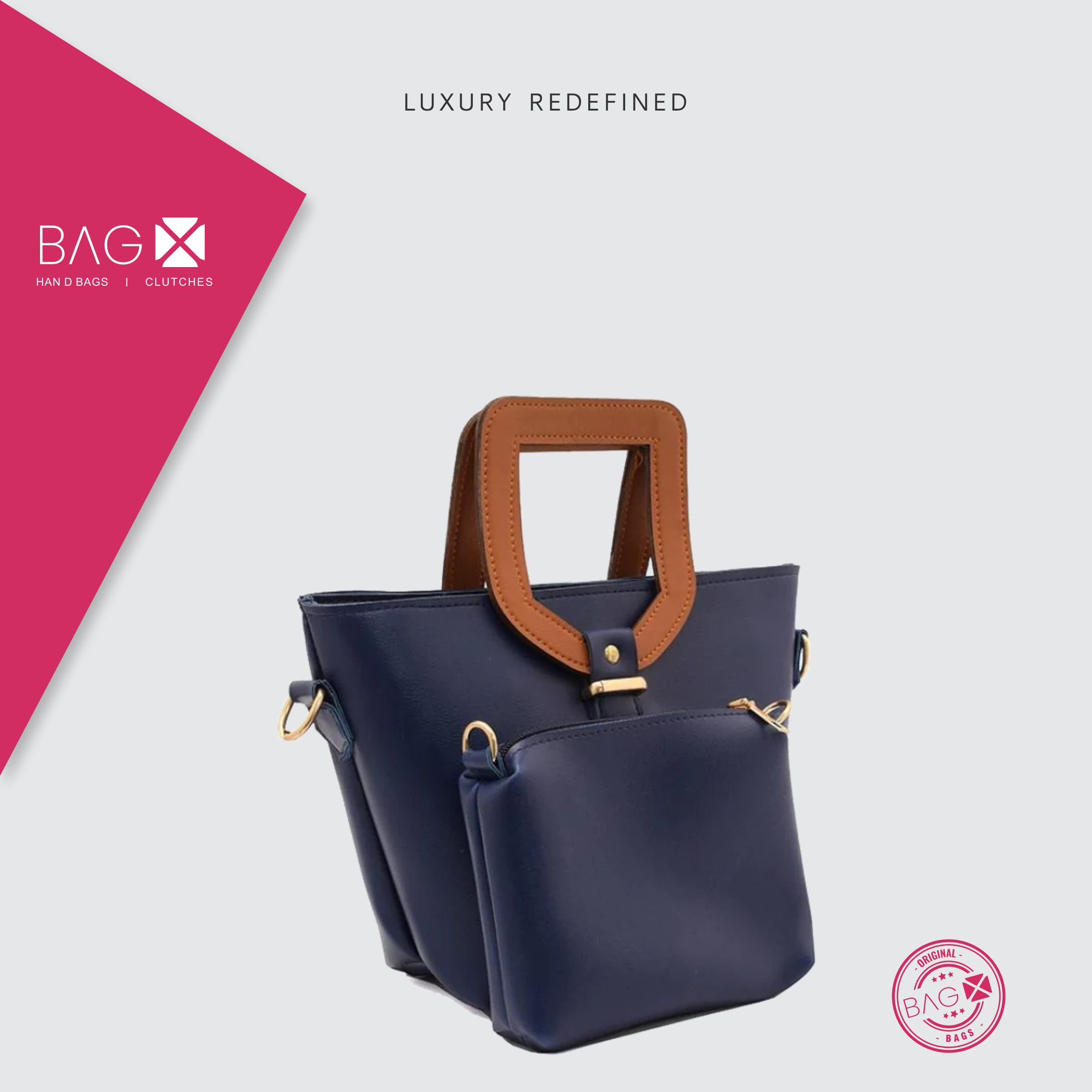 Bag X Women Fashion Synthetic Leather Handbags Tote Bag Shoulder Bag ...