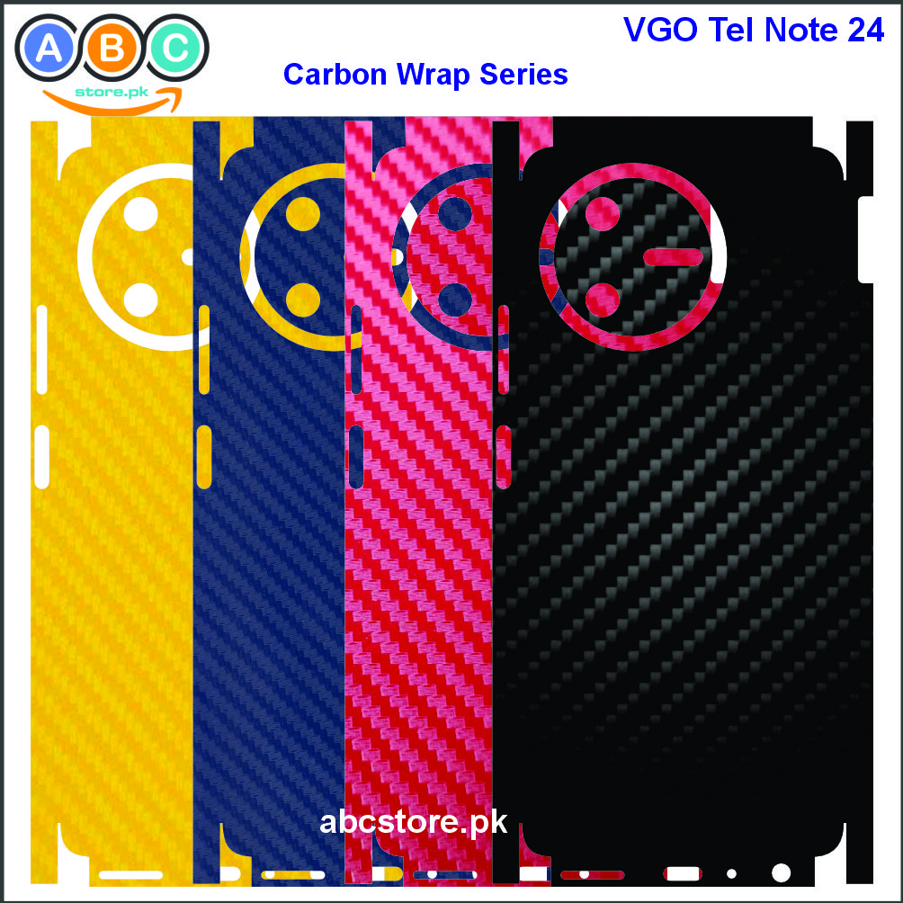 VGO Tel Note 24, Full Back Protection Vinyl Skin/Wrap in variety of ...