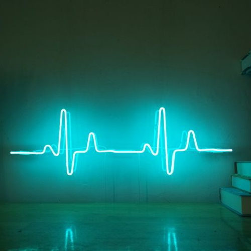 Neon LED Light ECG Line Decoration Light | Daraz.pk