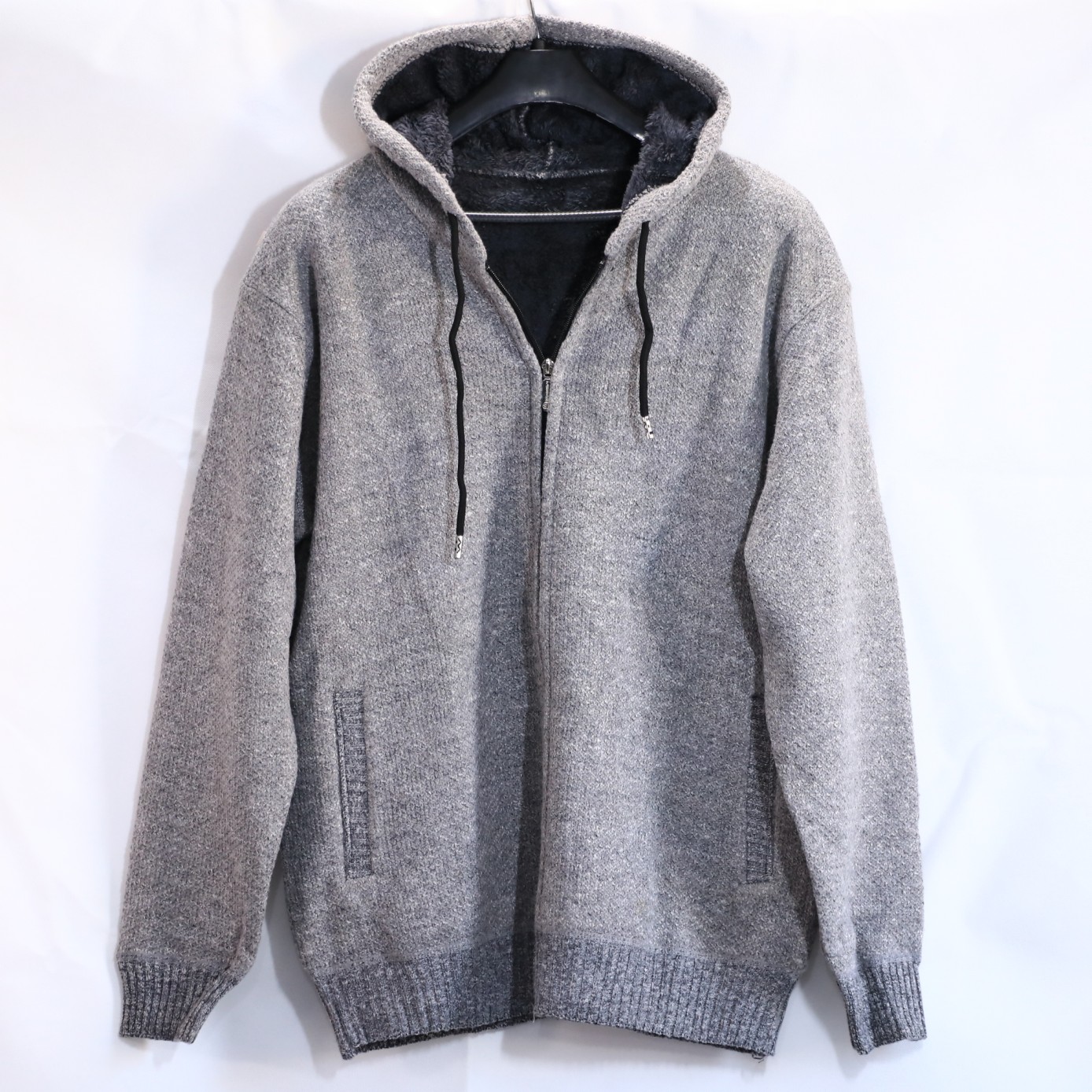 New High Quality Maroon Color Zipper Style Sweater with Hoodie For Men ...