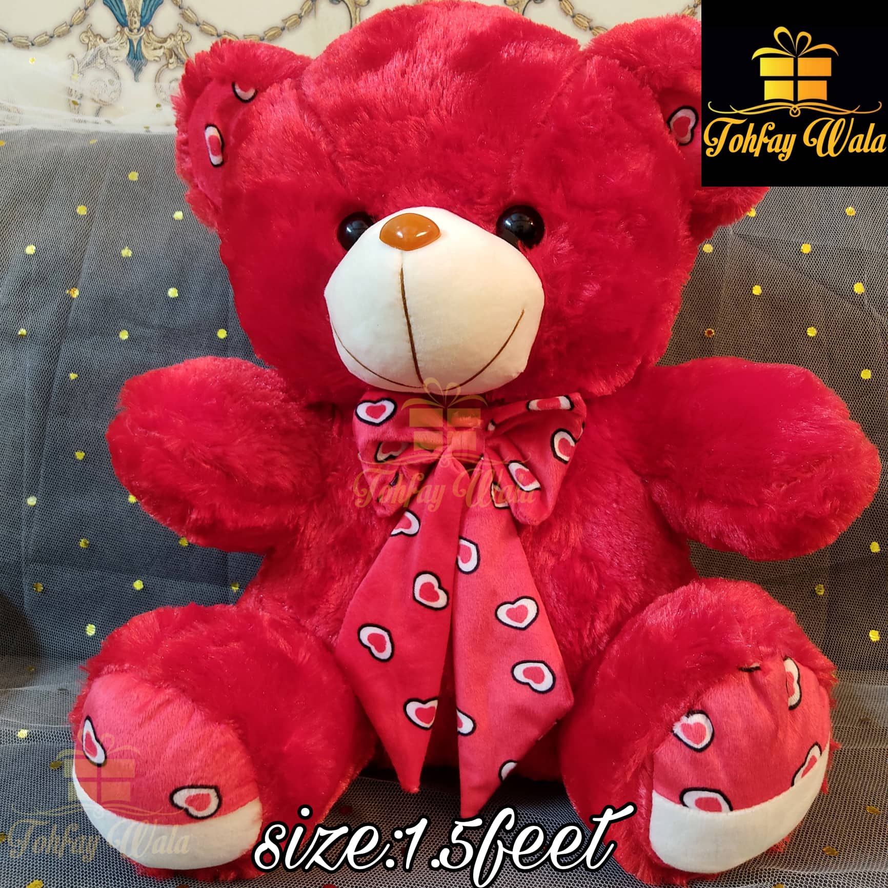 valentine day gift Teddy Bear for Girls big size 1ft ,1,5ft , 2ft , 3ft ...