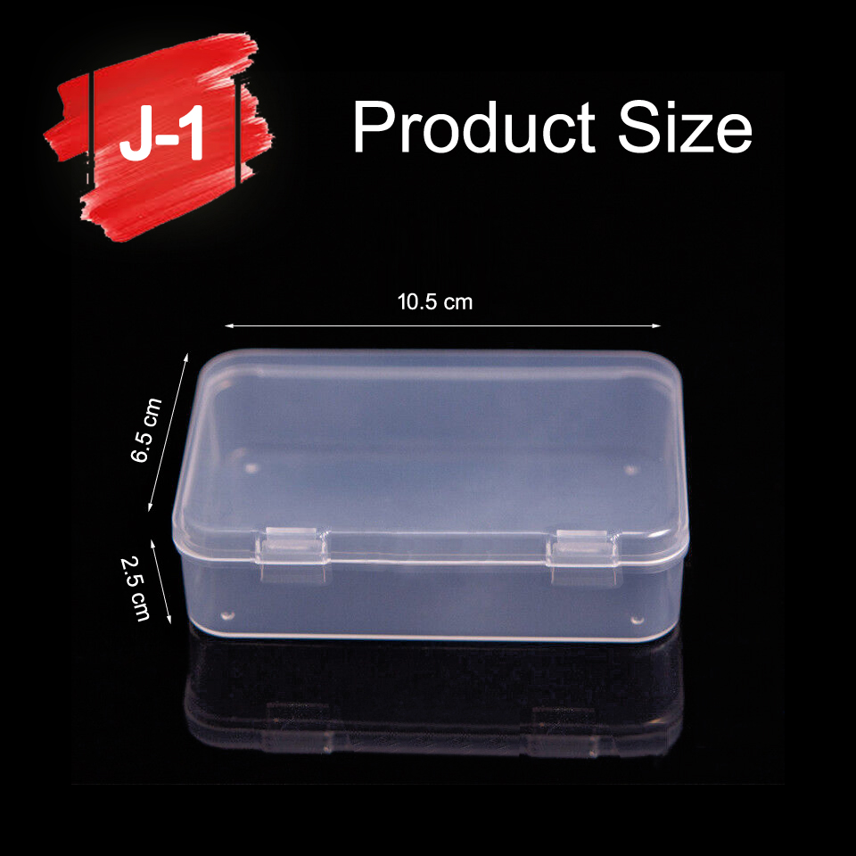 Jewelry Storage Organizer Box Unbreakable Transparent Plastic Storage ...