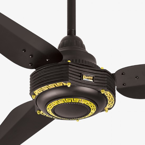 Khurshid Fans Tricon Model AC-DC Inverter Ceiling Fan - Powder Coating ...