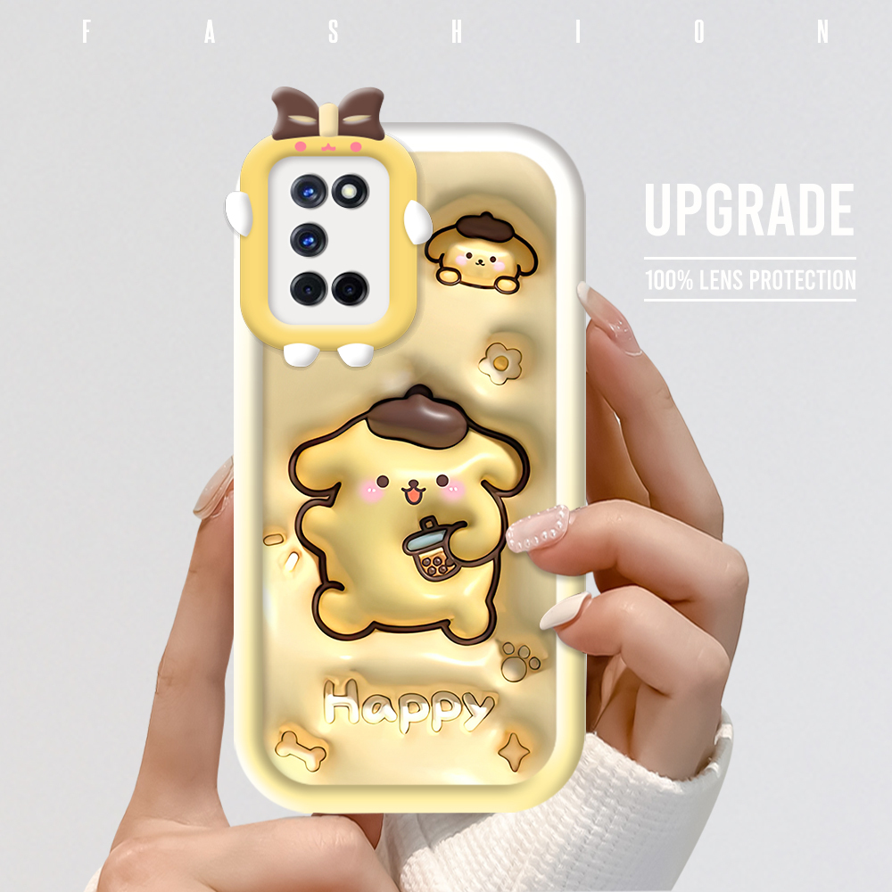 FELMYST For OPPO A52 Back Cover Cartoon Cute Kuromi Melody Pochacco ...