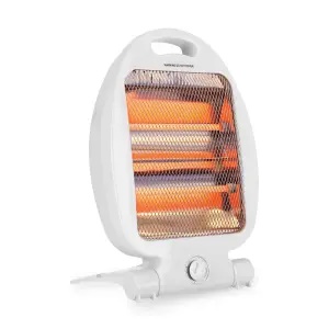 Electric Room Heater 400W / 800W - 2 Halogen Heating Rods with Safety ...