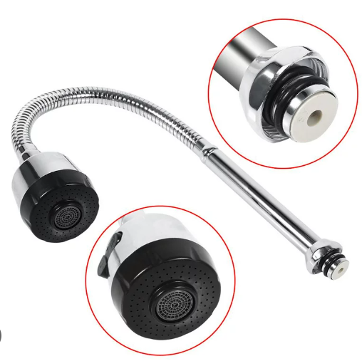 Flexible Kitchen faucet Sink mixer shower neck & Hoes 360 Rotating ...