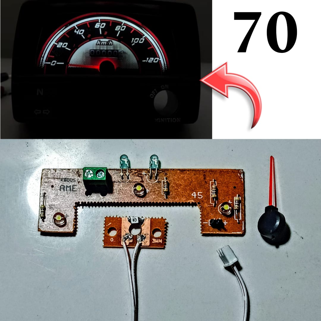 Led Meter Kit Glowing Needles For CG 125 and CD 70 | Upgrade Your Bike ...