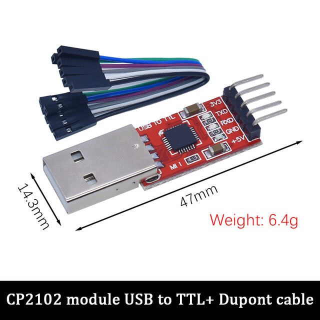 CH340 module USB to TTL CH340G upgrade download a small wire brush ...