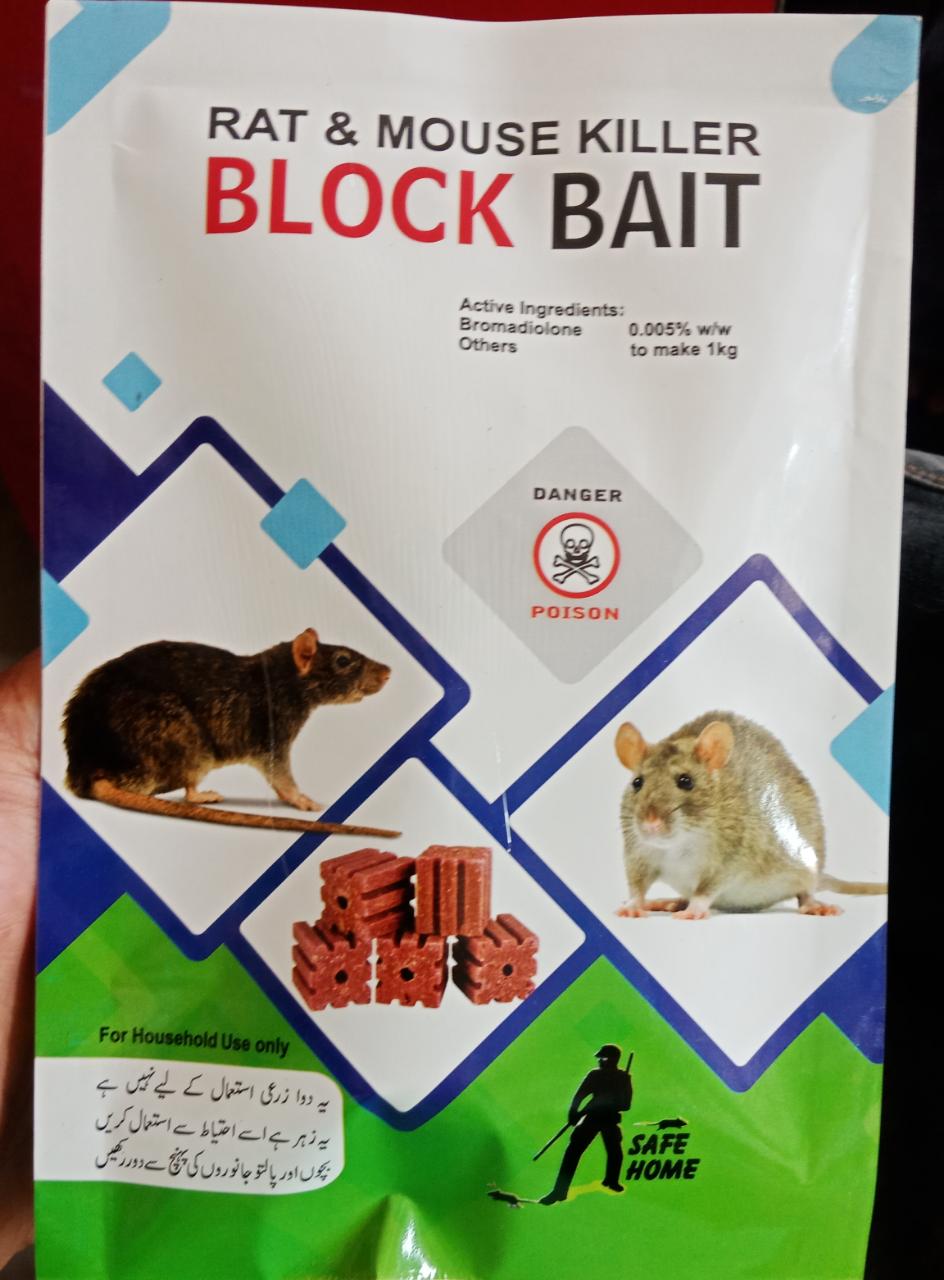 Rat and Mouse Killer Block Bait, Chocolate Block Bait, Imported Mice ...