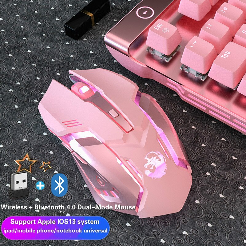 USB Computer Mouse Gamer Mouse K3 Pink Gaming Mouse Ergonomic Wired ...