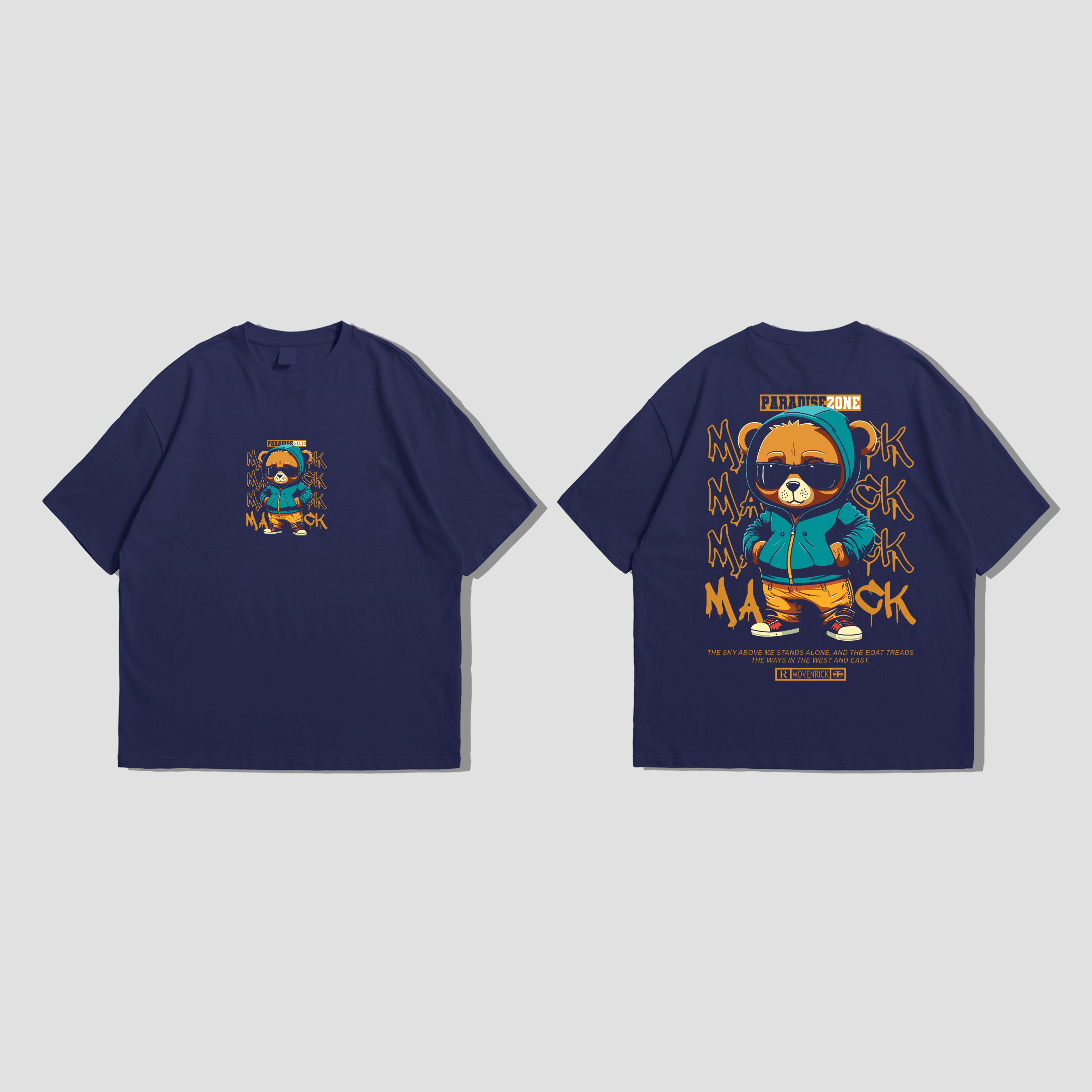 Oversized Drop-shoulder Graphic DTF Printed T-shirt for Men and Women ...