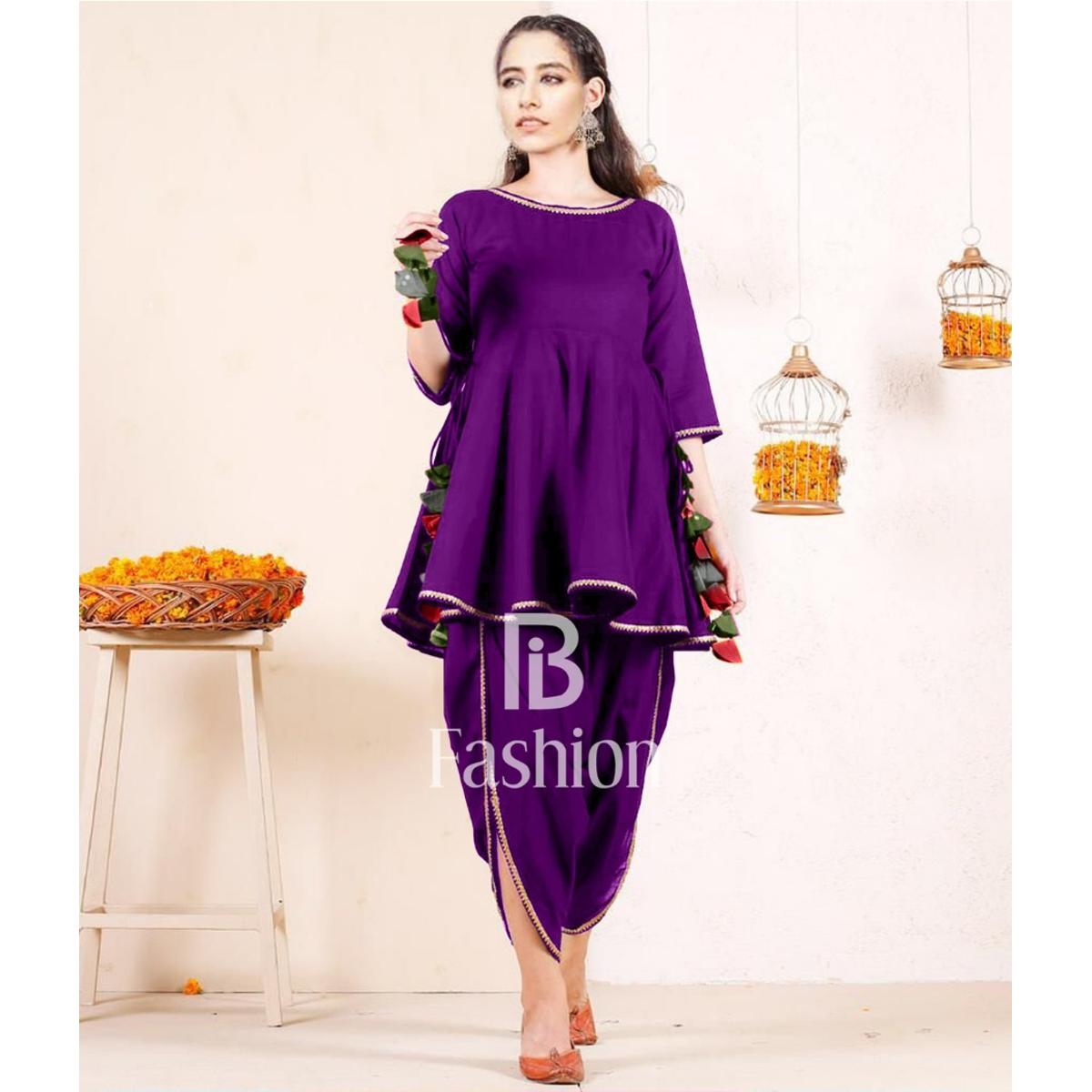 Girls Two Piece Stitched Suit/ Patyala Style - Keep Your Girls Stylish ...