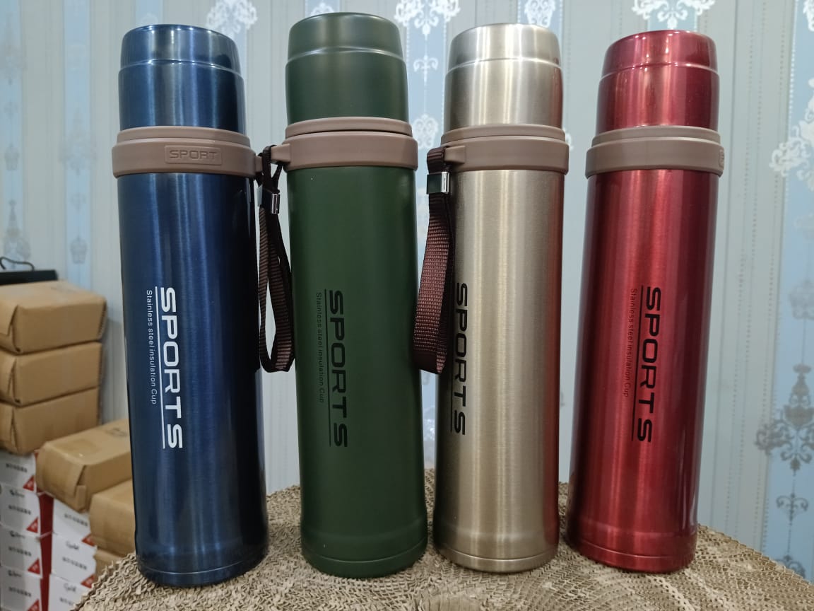 750ml / 1000ml / 1500ml Sports Thermos Flask Vacuum Stainless Steel ...
