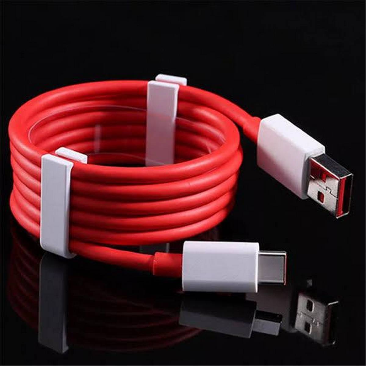 Type C One Plus dash Cable Red Color Original Size TypeC fast charging ...