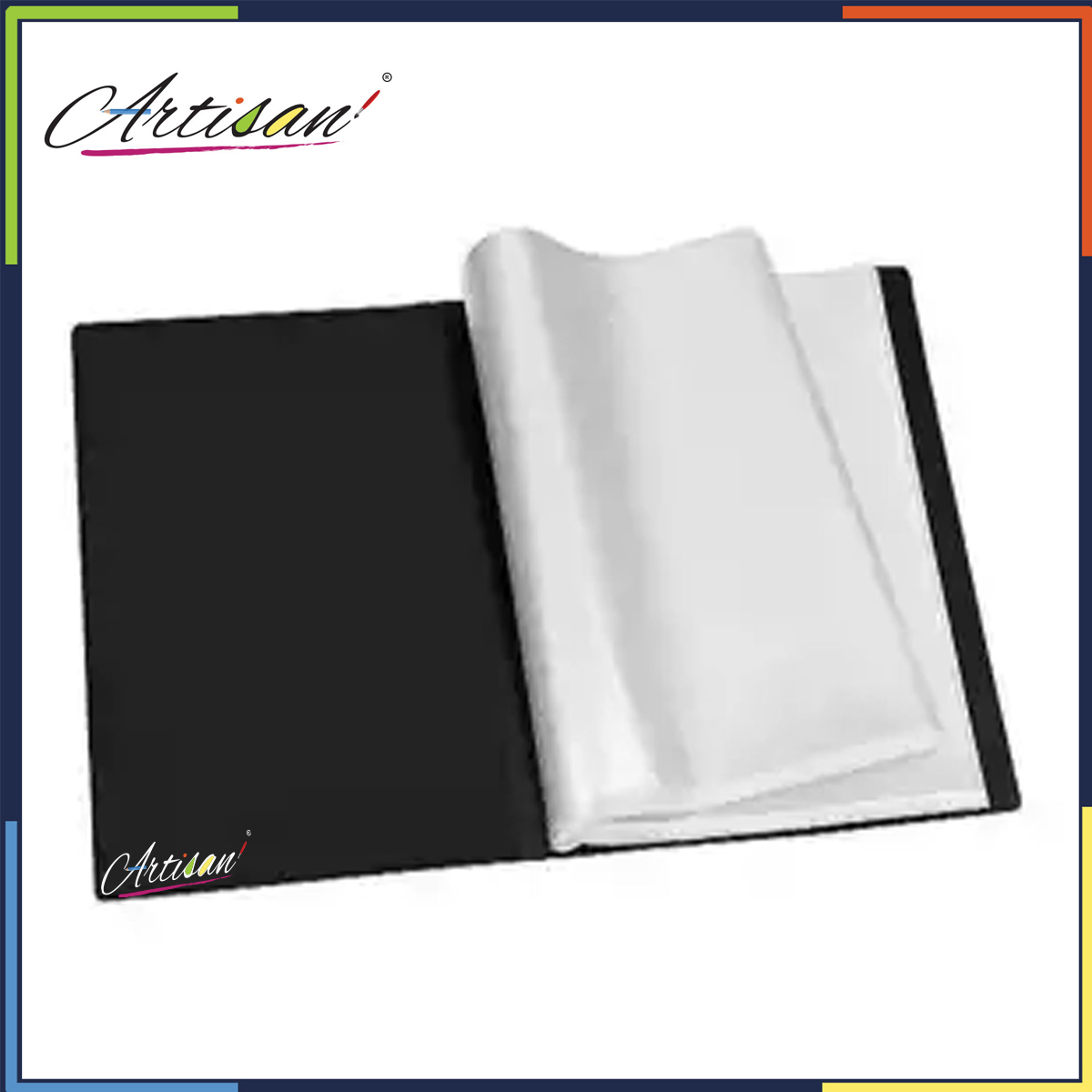 Artisan - Plastic Sheet file - 60 Pocket - (Legal size) | Daraz.pk