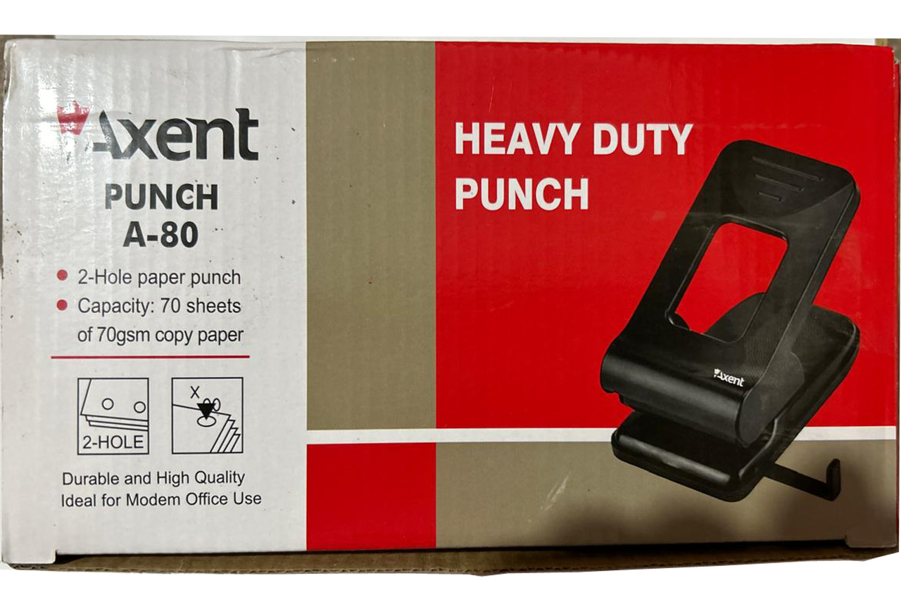 AXENT HEAVY DUTY PAPER HOLE PUNCH (70 SHEETS) | Daraz.pk