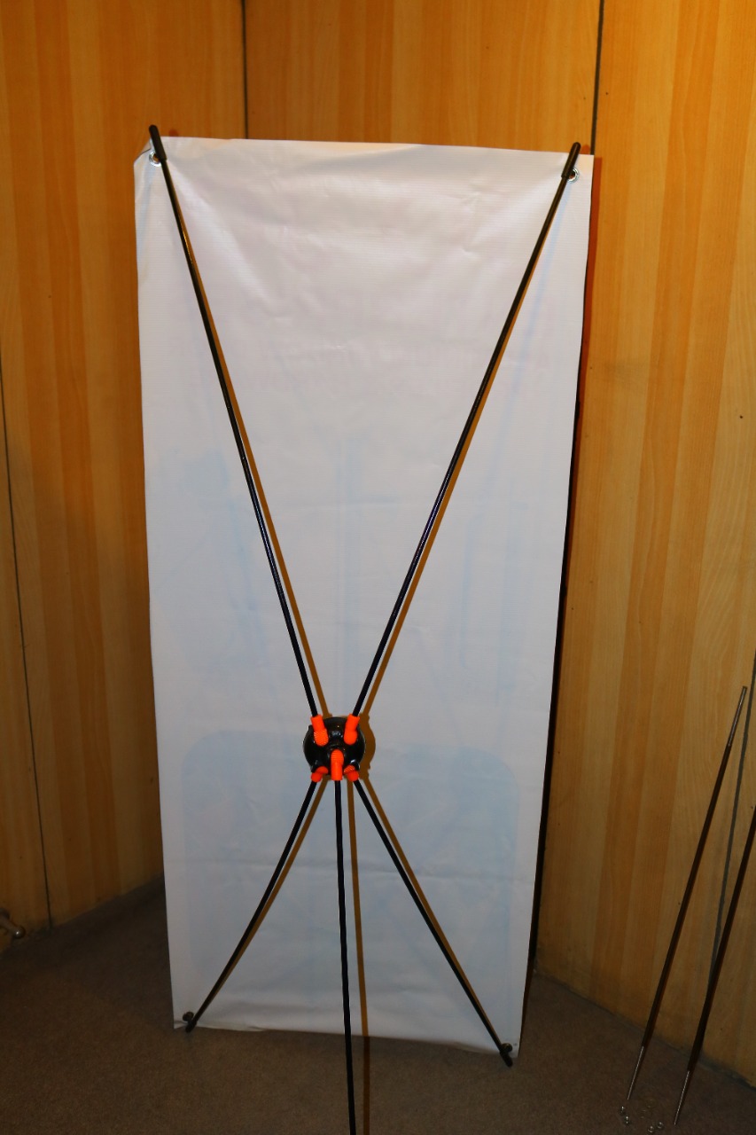 JoJo-Panda X Banner flex Stand / 2x5 display stand for marketing and ...