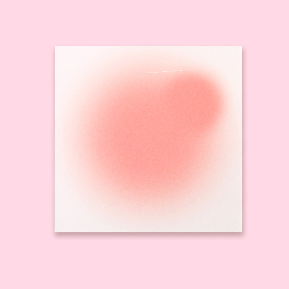 50 Sheets/Book Artistic Fancy Gradient Color Memo Pads Cute Kawaii Pink ...