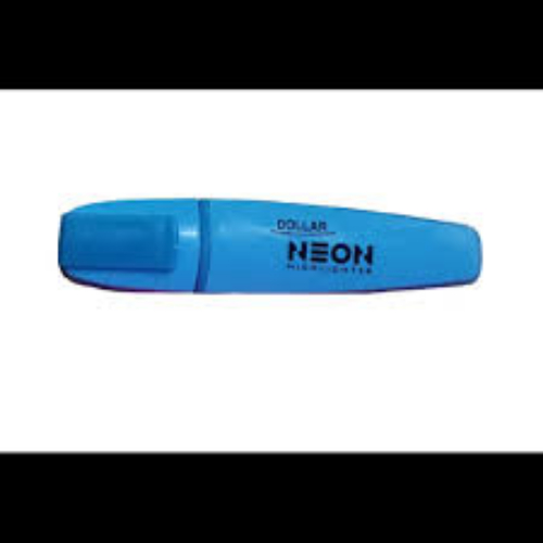 Dollar Neon Highlighters - Multi Colour Pack - Smooth & Bright Ink for ...