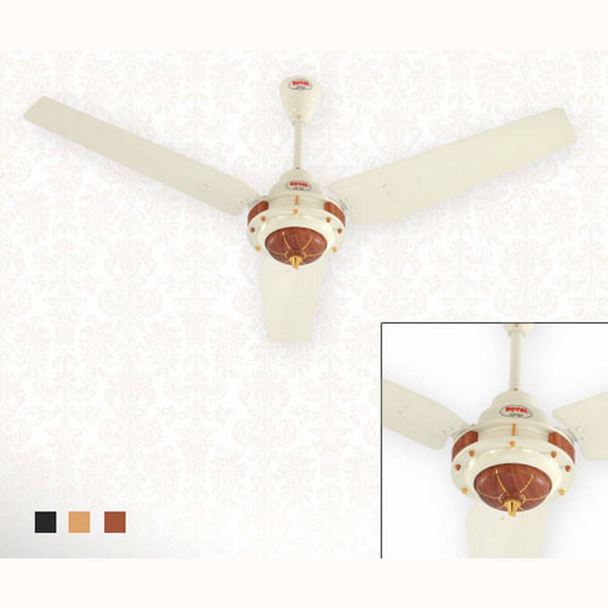 Royal Fans Ceiling Fan 56 inch RL-040 Copper | Daraz.pk