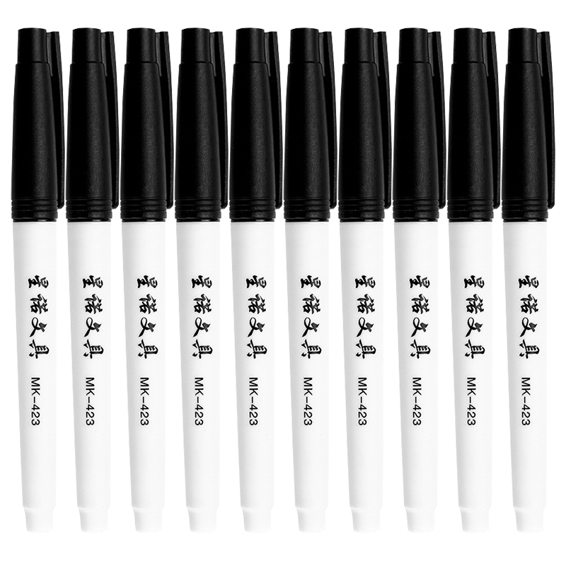2024 10 Pcs/set Permanent Marker Waterproof Marker Pen Medium Point 1 ...